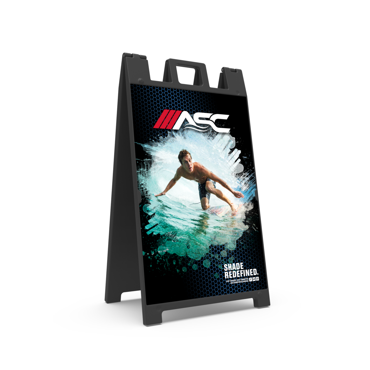 Deluxe Signicade A-Frame | Action Sports Canopies