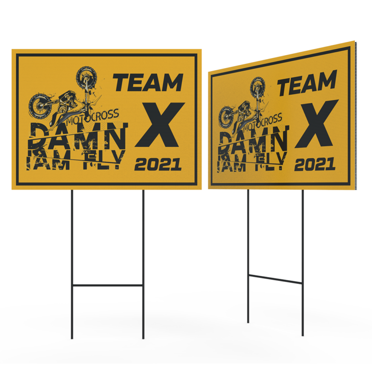 Custom Yard Signs | Action Sports Canopies