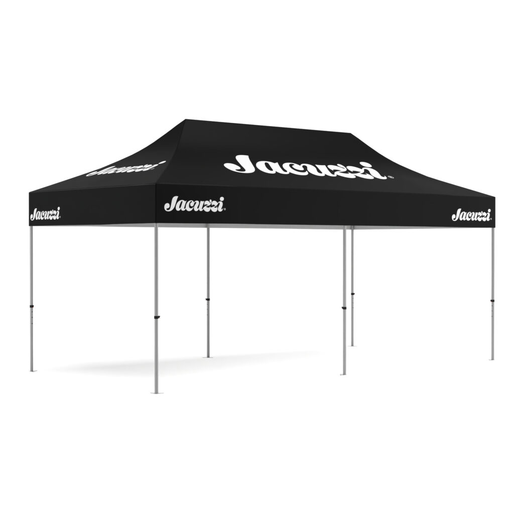 Jacuzzi® 10’x20’ Pop Up Tent - Black | Action Sports Canopies