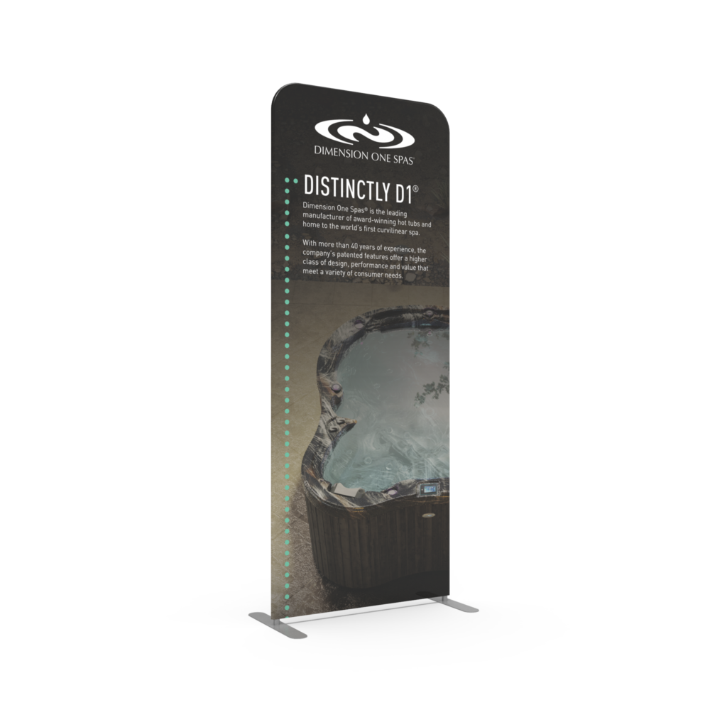 D1-Premier Tube Banner Stand | Action Sports Canopies