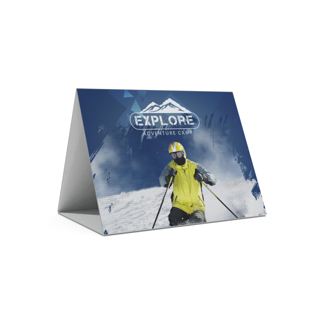 Coroplast A-Frame | Action Sports Canopies