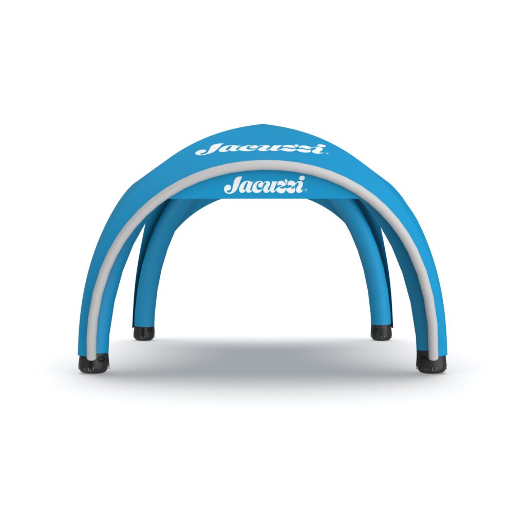 Jacuzzi® 20’x20’ Inflatable Tent - Blue | Action Sports Canopies
