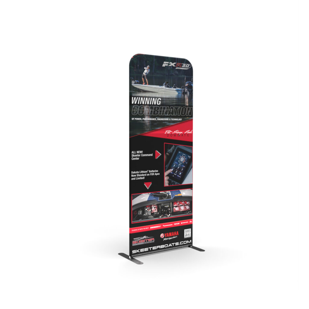 Skeeter® 36″ x 90″ Premier Tube Banner Stand (Double Sided) | Action ...