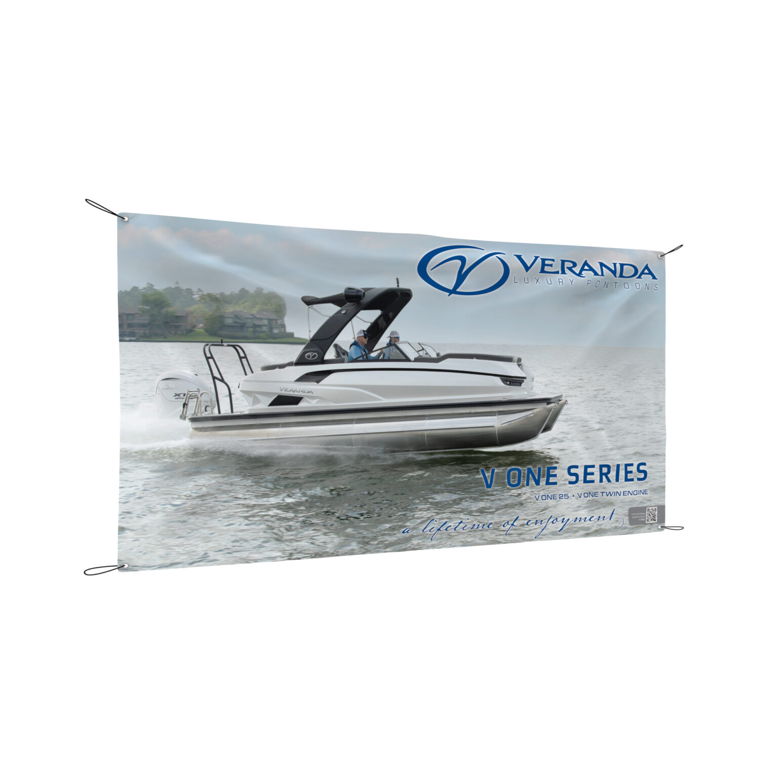 Veranda® 72" x 46" 13oz Vinyl Banner | Action Sports Canopies